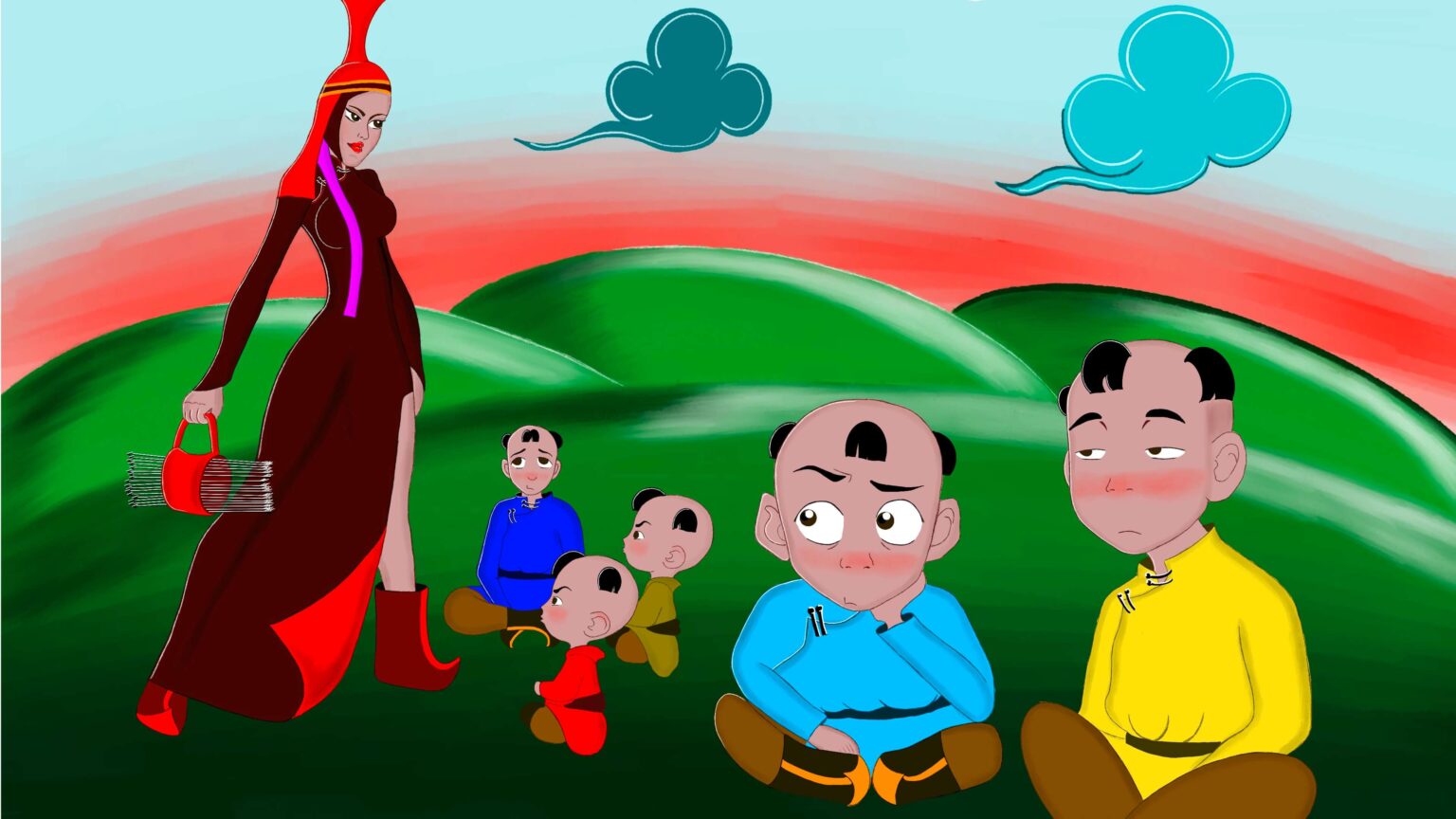 Алунгоо эхийн домог үлгэр - Хүүхдийн Тоглоом